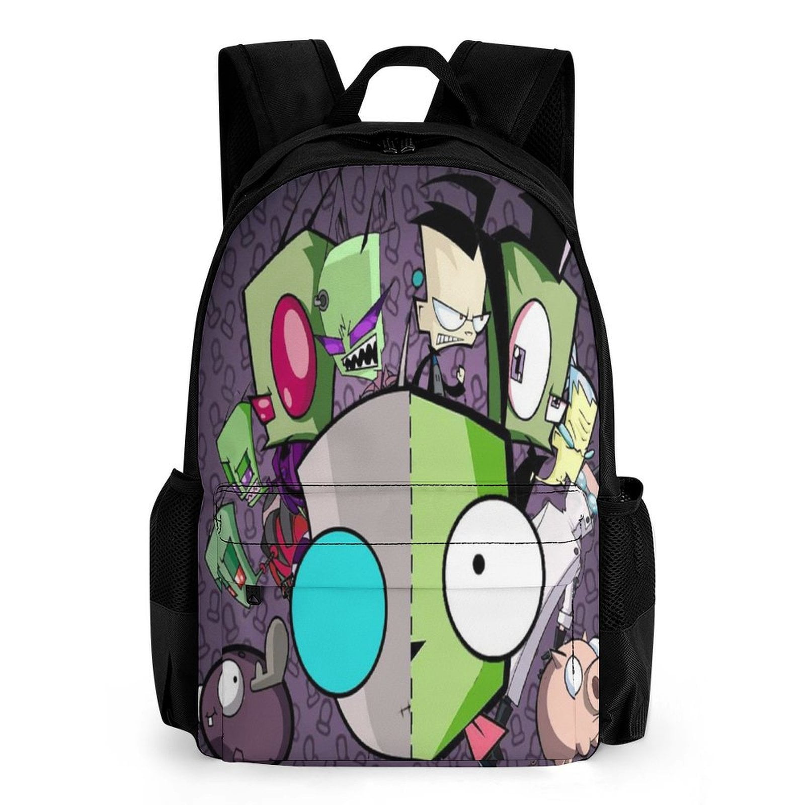 16.1in Inva-der Monster Z1m Gir Backpack with Pocket Cartoon Backpack ...