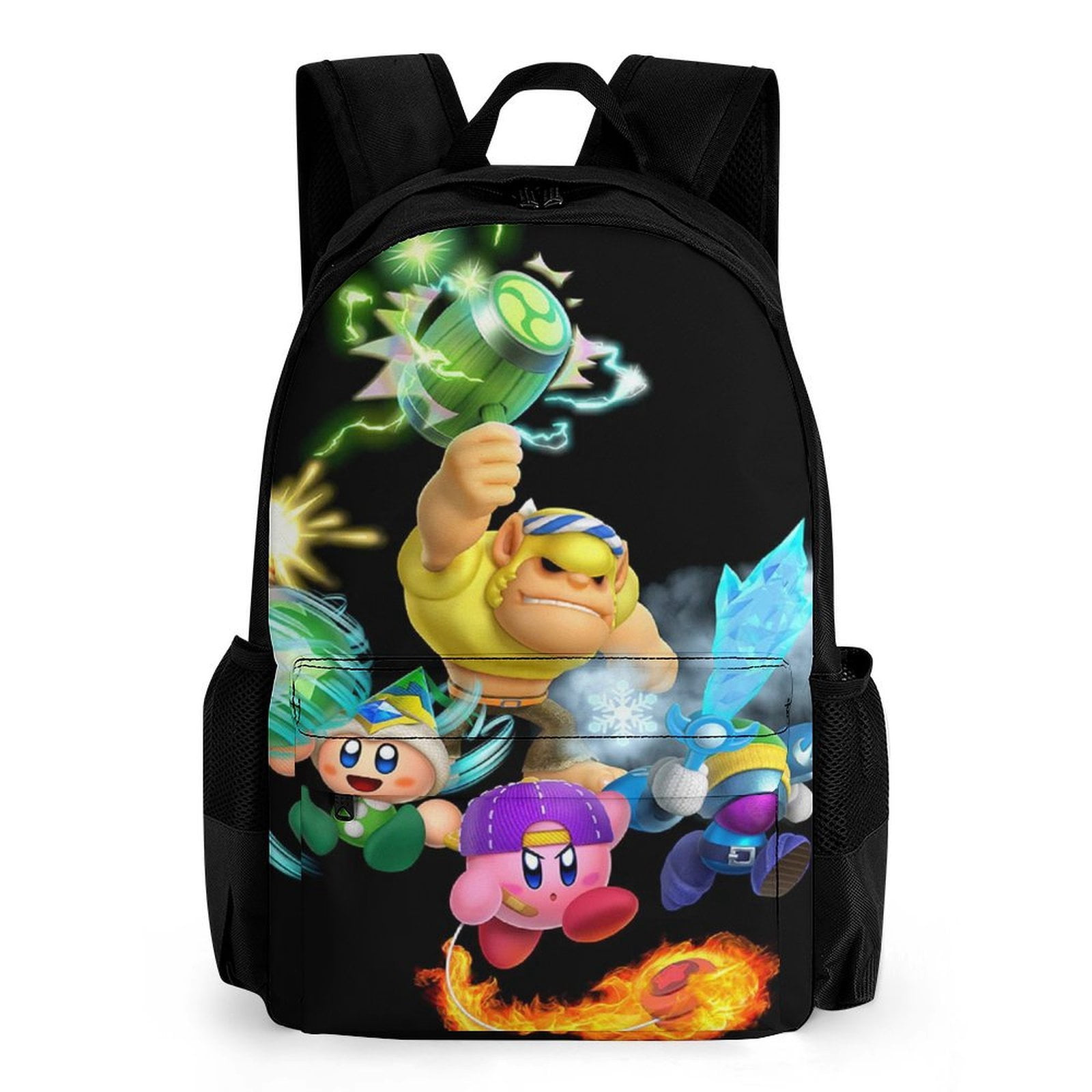 16.1in Kir-,by0 Backpack with Pocket Cartoon Backpack Travel Laptop ...