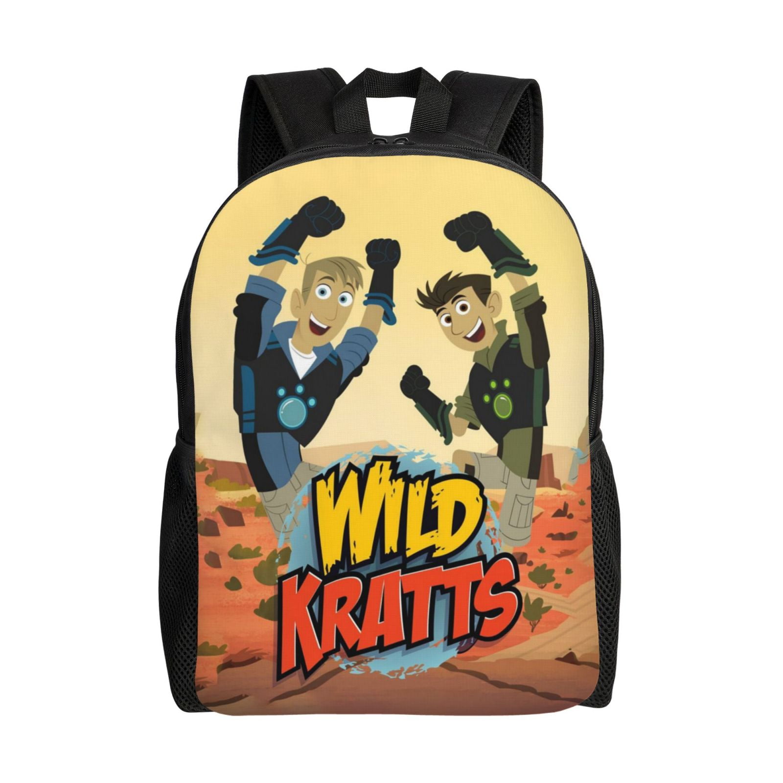 16.1In Wild Kratts Backpacs Cute Bag Anime Backpac Cartoon Bags Bookbag ...