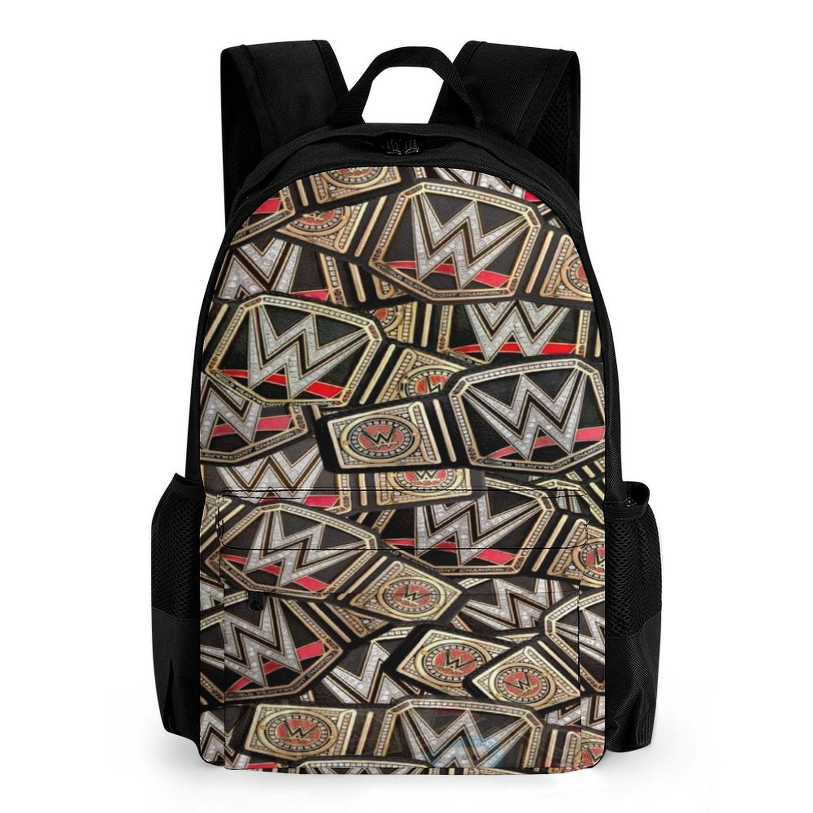 16.1in Wres-Tler-W,W-E Backpack with Pocket Cartoon Backpack Travel ...