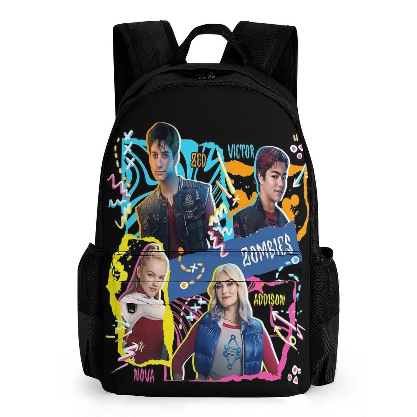 16.1in Zombio Character Backpack with Pocket Cartoon Backpack Travel ...