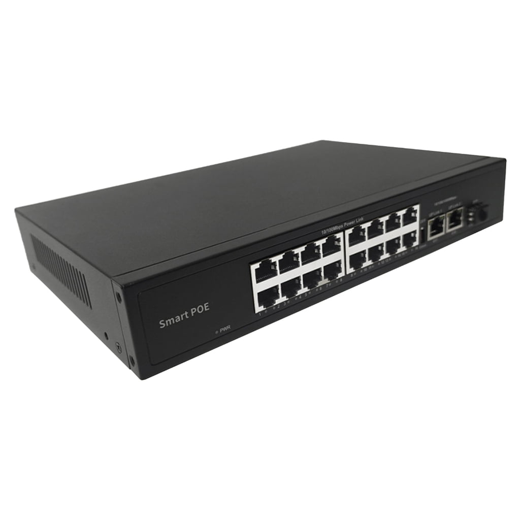 16+2/24+2 Port POE Switcher 48V 250W Powerful Metal Housing for Office ...