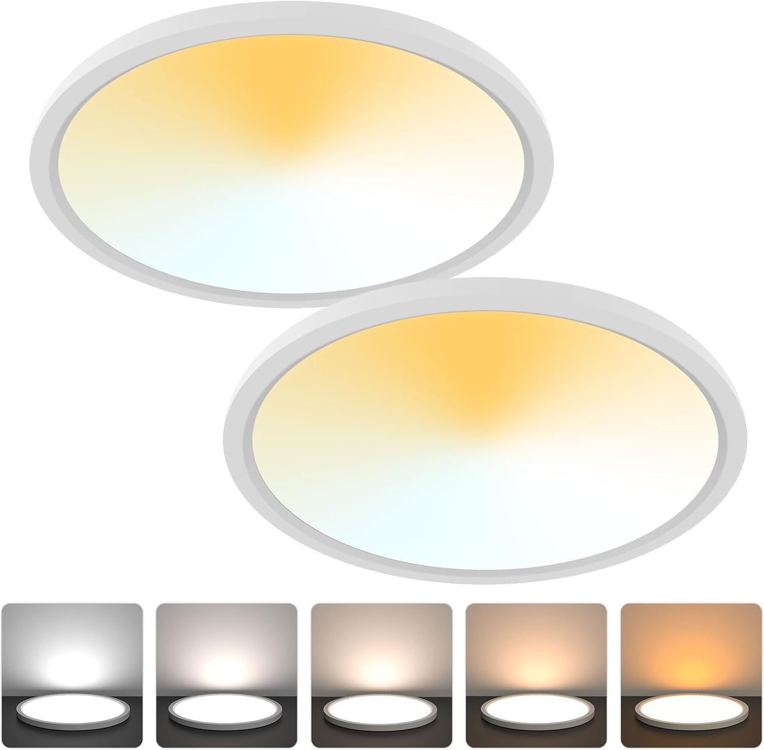 16/20/24W Led Ceiling Lights Flush Mount, 0.67" Super Slim 12 Inch ...