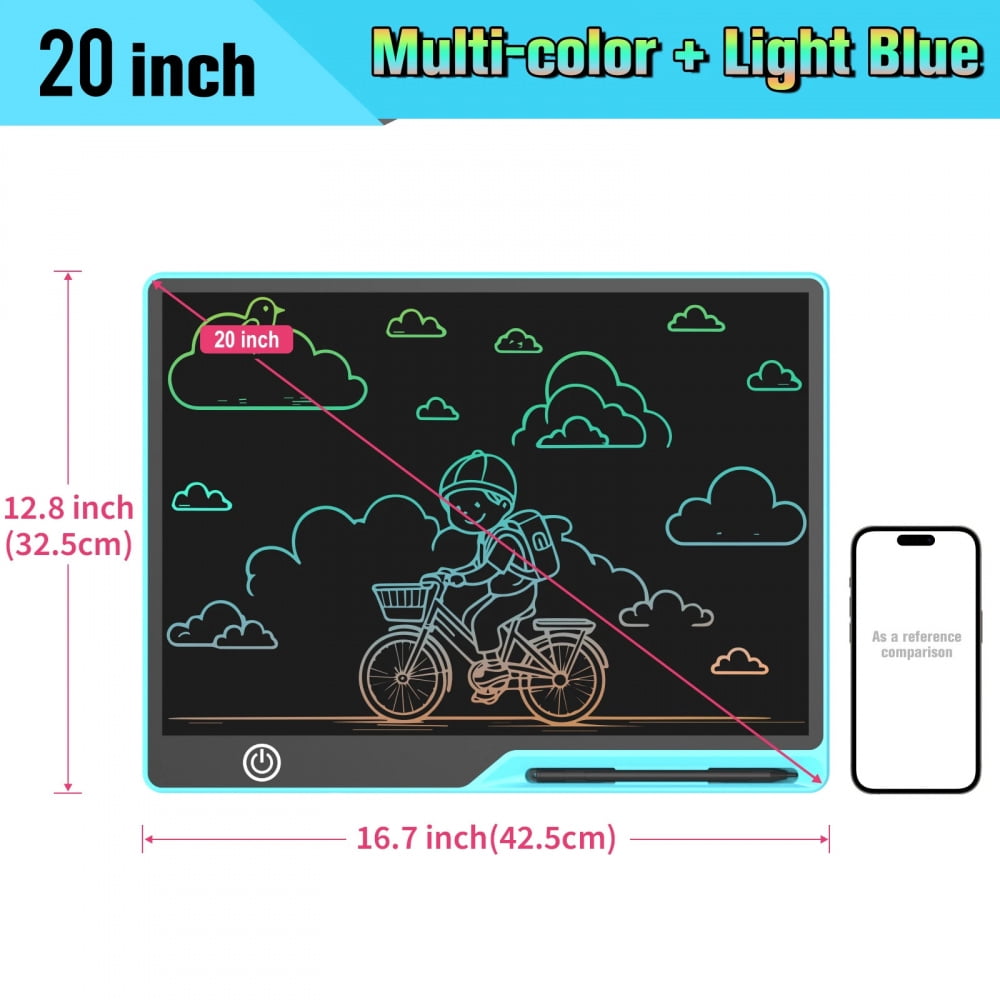 16/20 Inch Rechargeable LCD Writing Tablet Graffiti Board Message Board ...