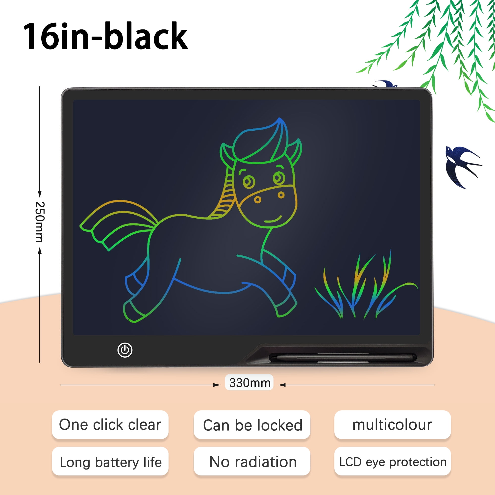 Toy LCD Writing Tablet Smart Erasable 16 or 20 Inch - Walmart.com