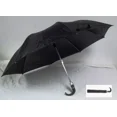 16" - 21" L 33" D Sleek Black Compact Extendable Retractable Rain ...