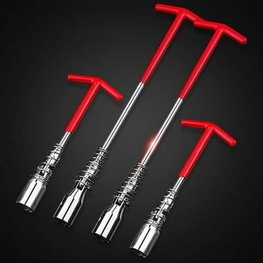 Car Spark Plug Socket Car Rubber Spark Plug Installation Tool 30cm red ...