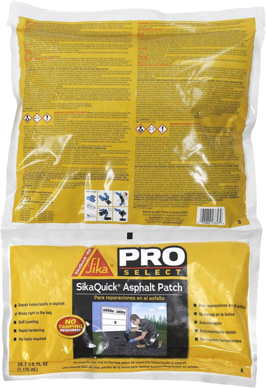 Sika SikaQuick-100 - Asphalt patch - Brown/black - Fast curing, two ...