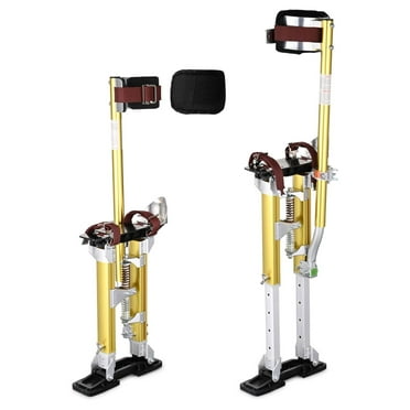 Yescom Drywall Stilts 16-24 inches Adjustable Aluminum Painting Tool ...