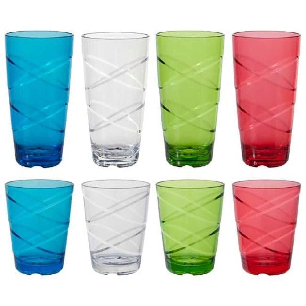 16 & 24 oz Circus Tumbler Set, Multicolor - 8 Piece - Walmart.com