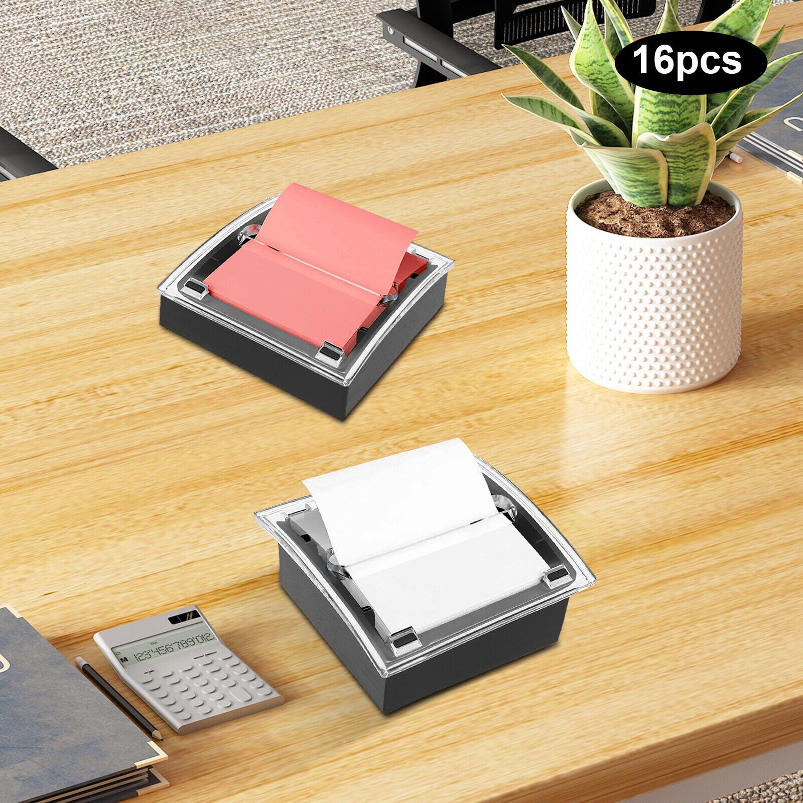 16/24Pcs Sticky Note Holders Pop up Sticky Note Dispenser Square ...