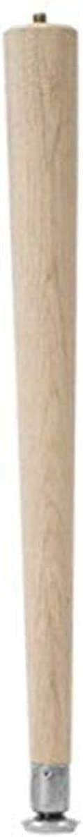 16" 2516 Taper Round Legs Brown - Walmart.com