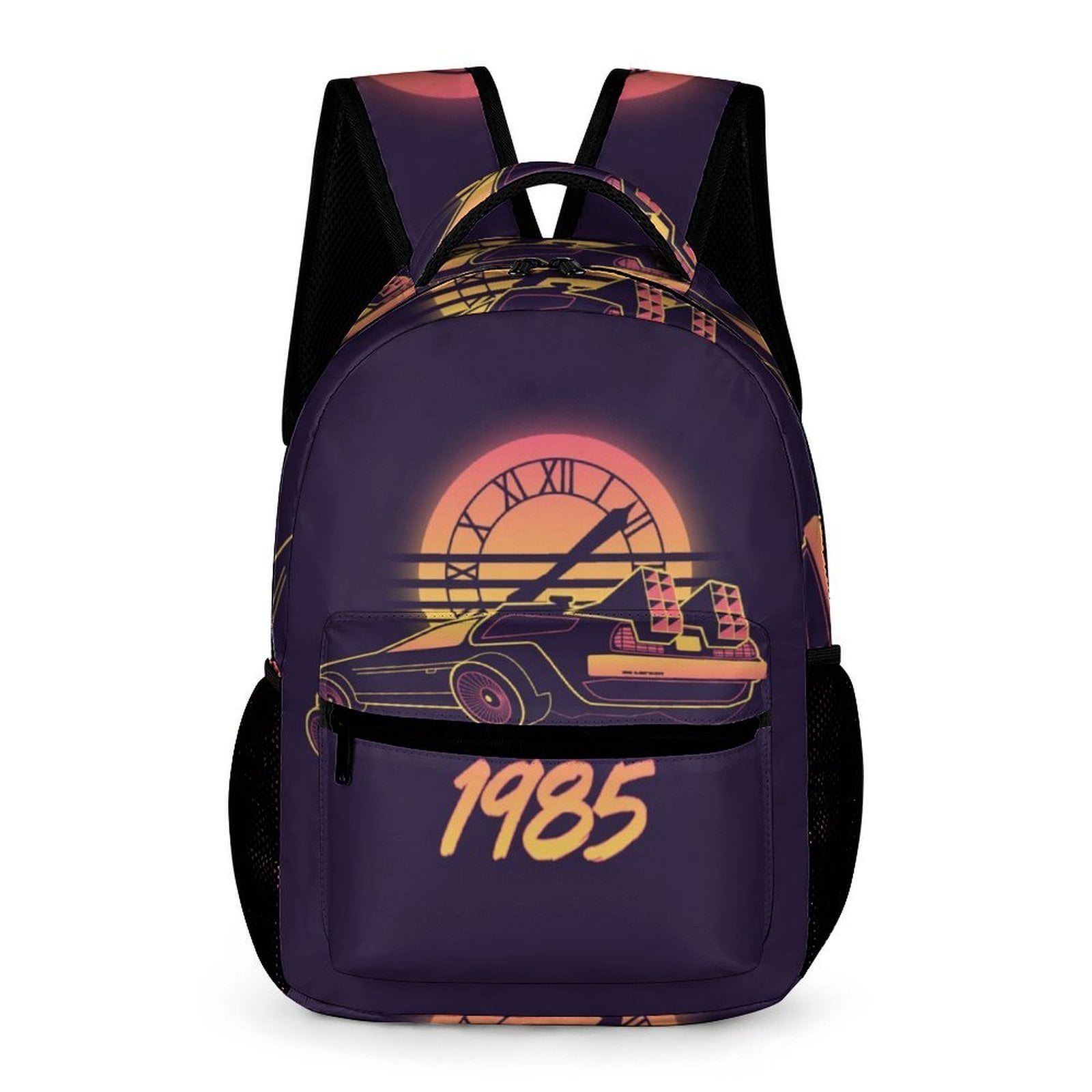 16.2In Back T0 Movie Future Backpack with Front Pocket Cartoon ...