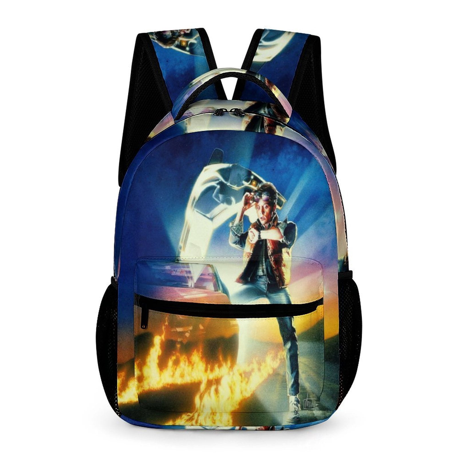 16.2In Back T0 Movie Future Backpack with Front Pocket Cartoon ...