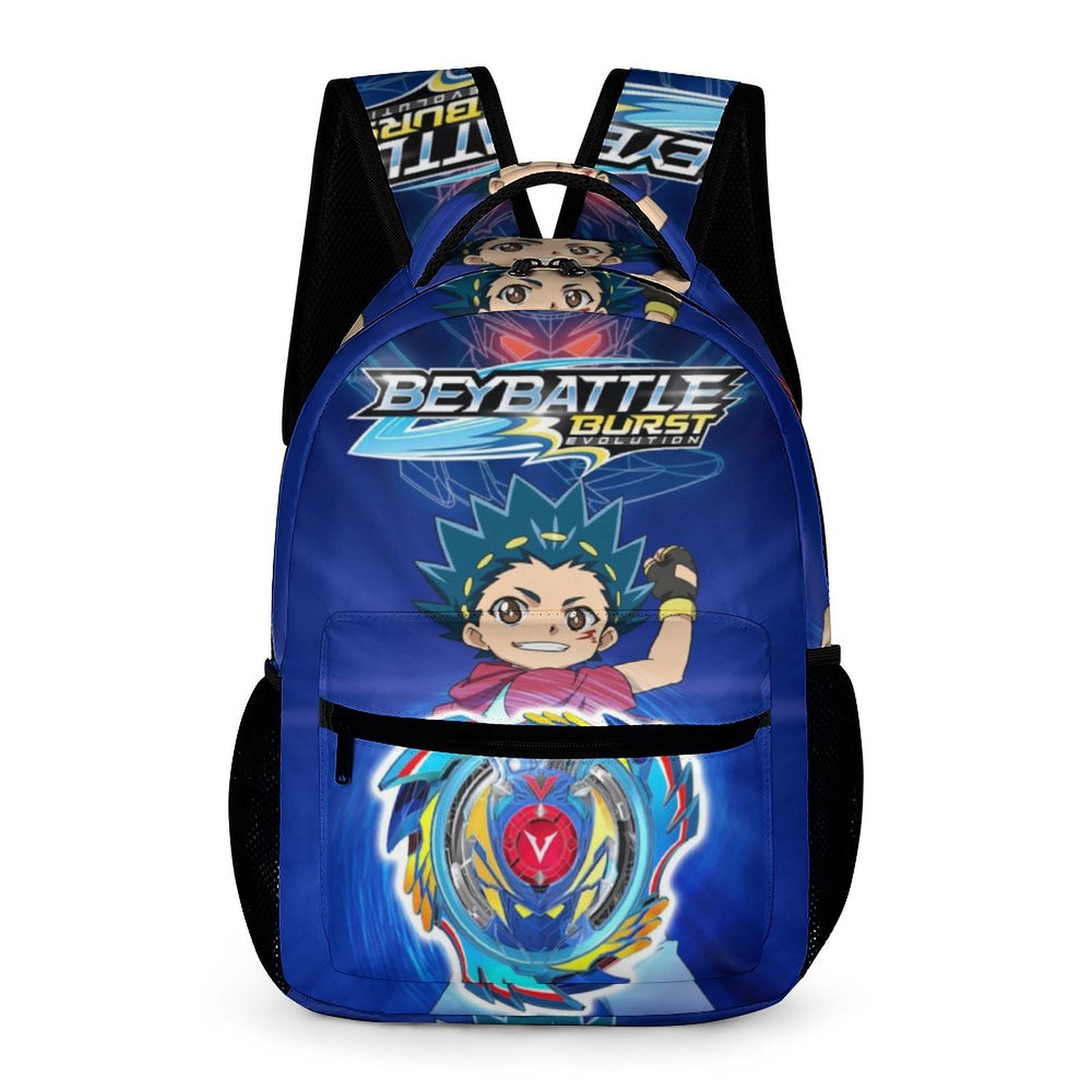 16.2In Beybl0de Anime Burs7 Backpack with Front Pocket Cartoon ...