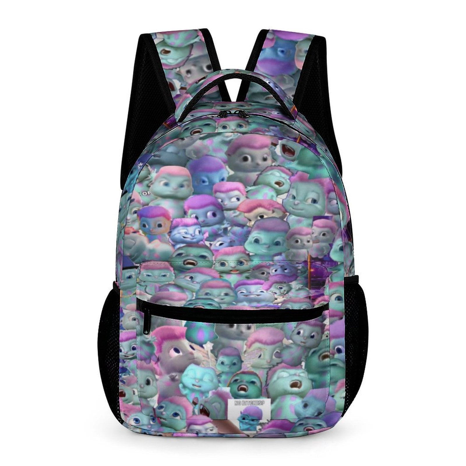 16.2In Bibb-,le0 Backpack with Front Pocket Cartoon Backpacks Travel ...