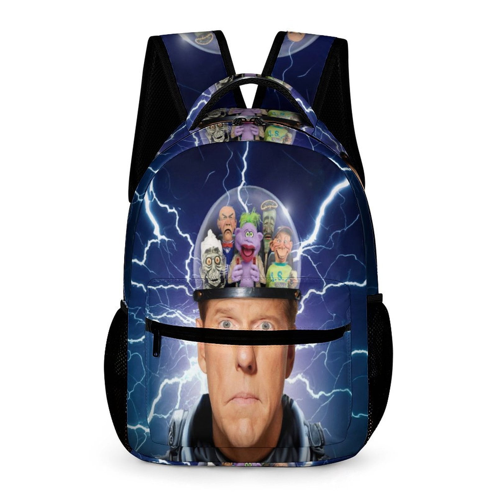 16.2In Jeff Retro Dun-haw Backpack with Front Pocket Cartoon Backpacks ...