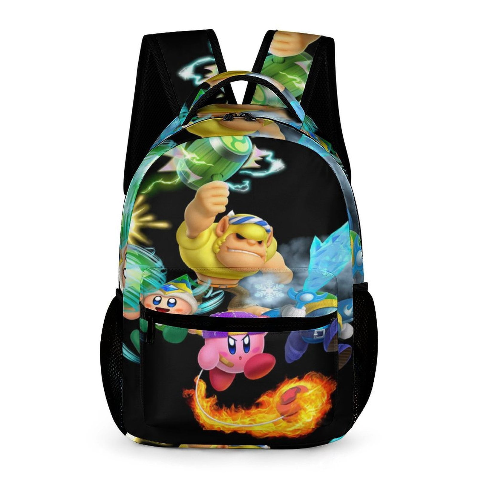 16.2In Kir-,by0 Backpack with Front Pocket Cartoon Backpacks Travel ...