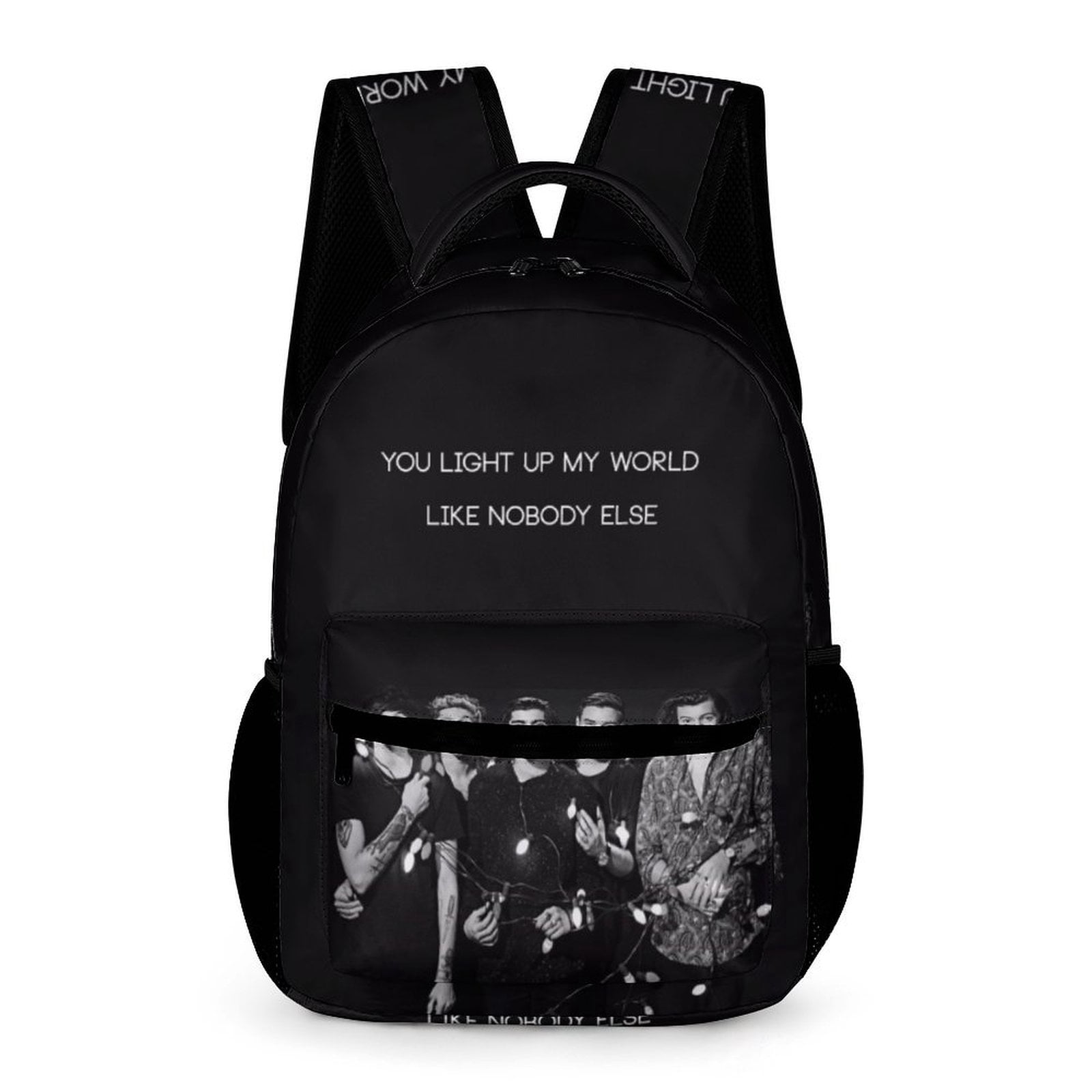 16.2In One Direc-,Ti0n Backpack with Front Pocket Cartoon Backpacks ...