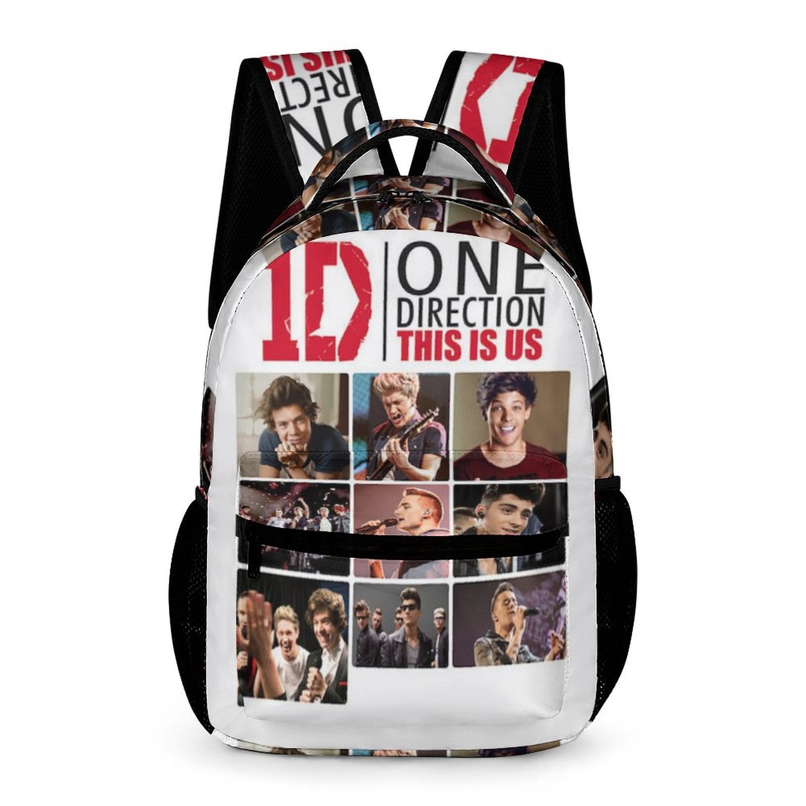 16.2In One Direc-,Ti0n Backpack with Front Pocket Cartoon Backpacks ...