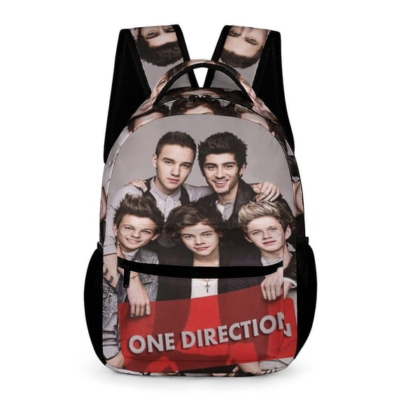 16.2In One Direc-,Ti0n Backpack with Front Pocket Cartoon Backpacks ...