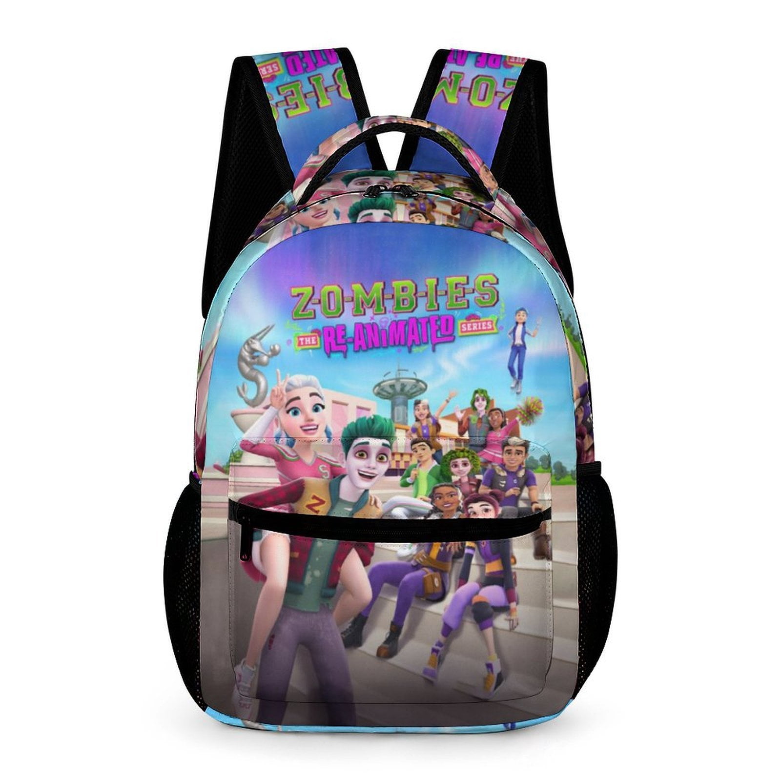 16.2In Zombie Character Backpack with Front Pocket Cartoon Backpacks ...