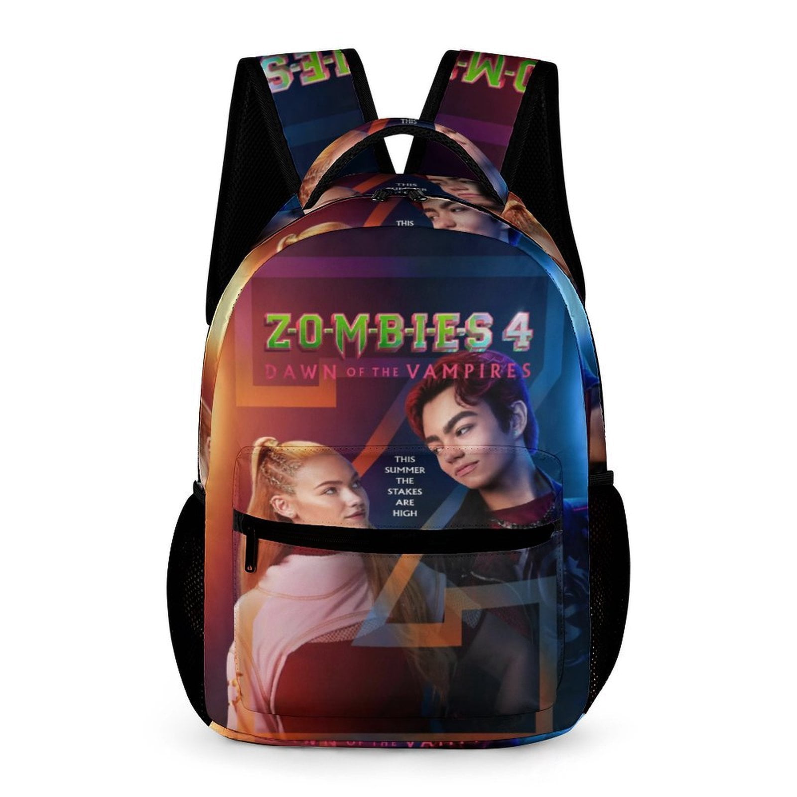 16.2In Zombie Character Backpack with Front Pocket Cartoon Backpacks ...