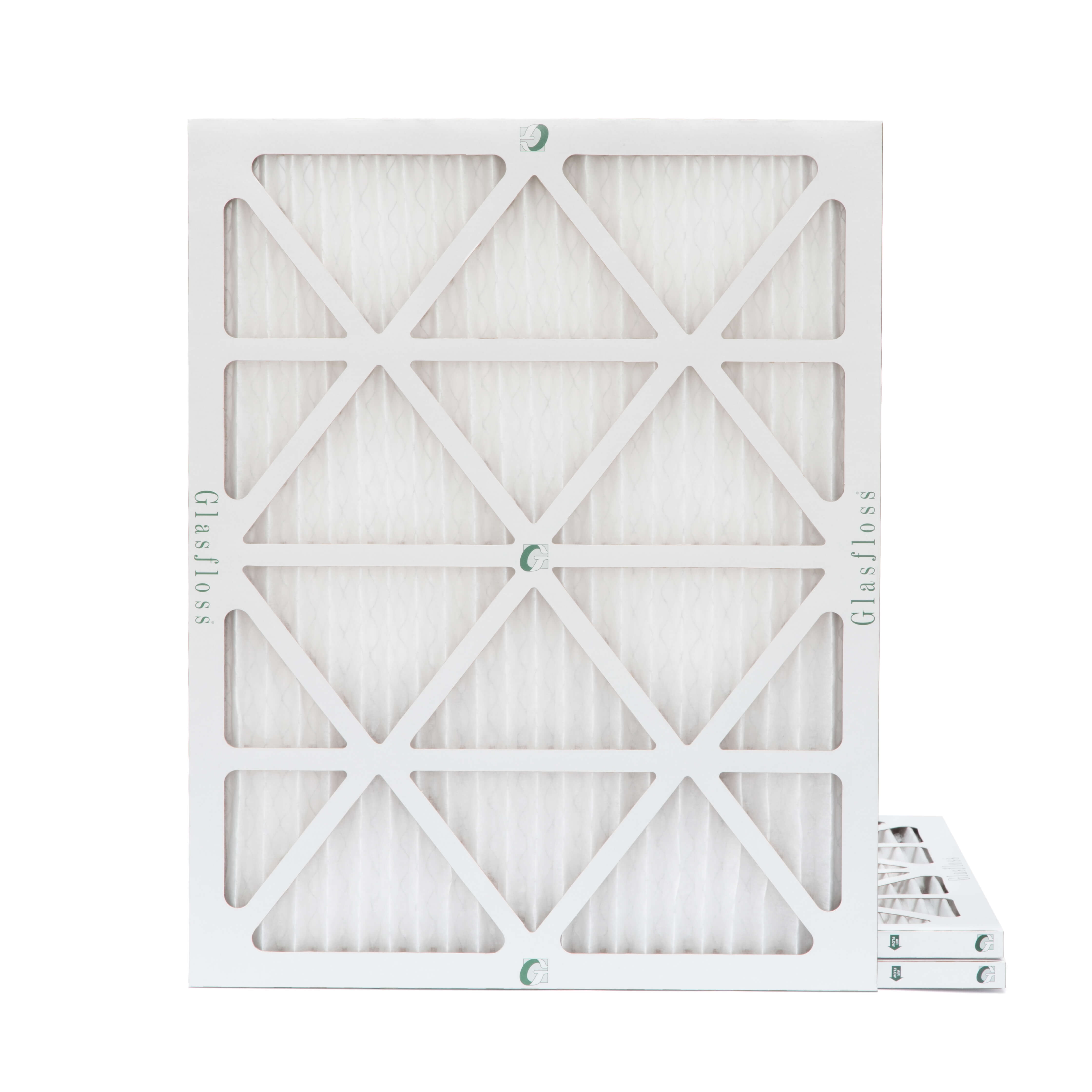 16 3 8 X 21 1 2 X 1 MERV 10 Pleated Air Filters By Glasfloss 3 Pack