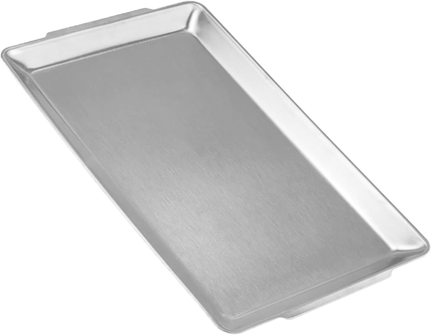 16.3" x 11" Large Serving Platters, Stainless Steel Heavy-Duty Large ...