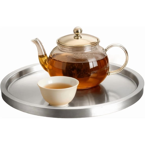 16.3"x11" Large Stainless Steel Serving Platters, Heavy-Duty ...