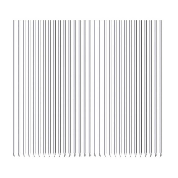 16/30Pcs 15.6 Inch Acrylic Clear Stakes,Reusable Plant Garden Sticks ...