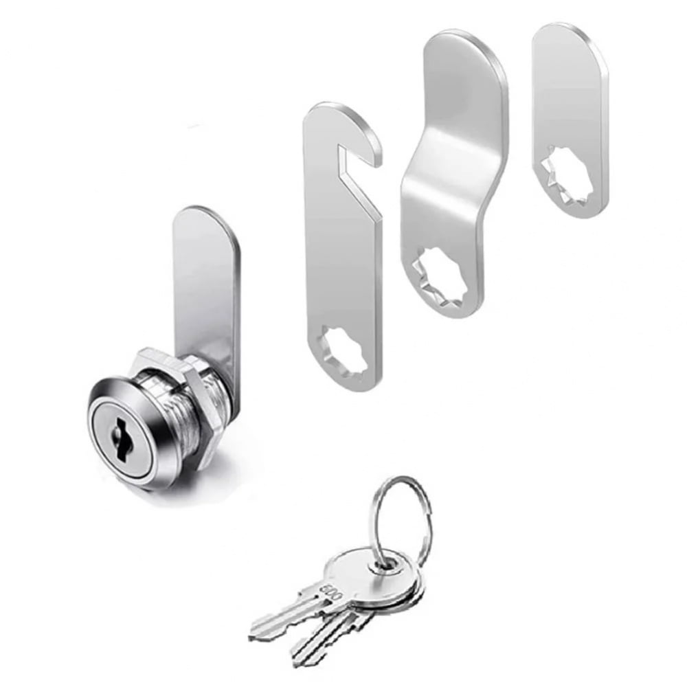 16/30mm Cam Lock Set Door Cabinet Mailbox Drawer Cupboard Locker Zinc ...