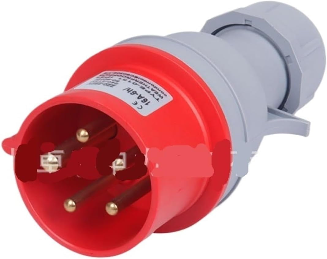 16/32A Industrial Plug IP44 Three-Phase Four-Wire 3/4/5 core Waterproof ...