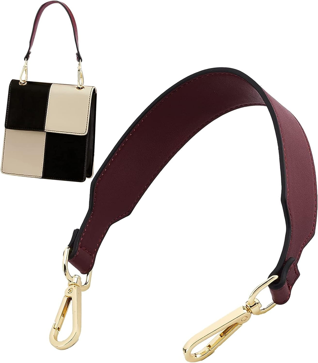 16.3inch PU Leather Shoulder Strap Replacement Strap for DIY ...