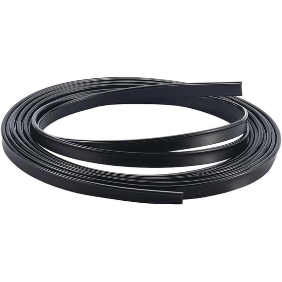16.4 Feet Black Car Moulding Strip PVC Universal Self Adhesive Scratch ...