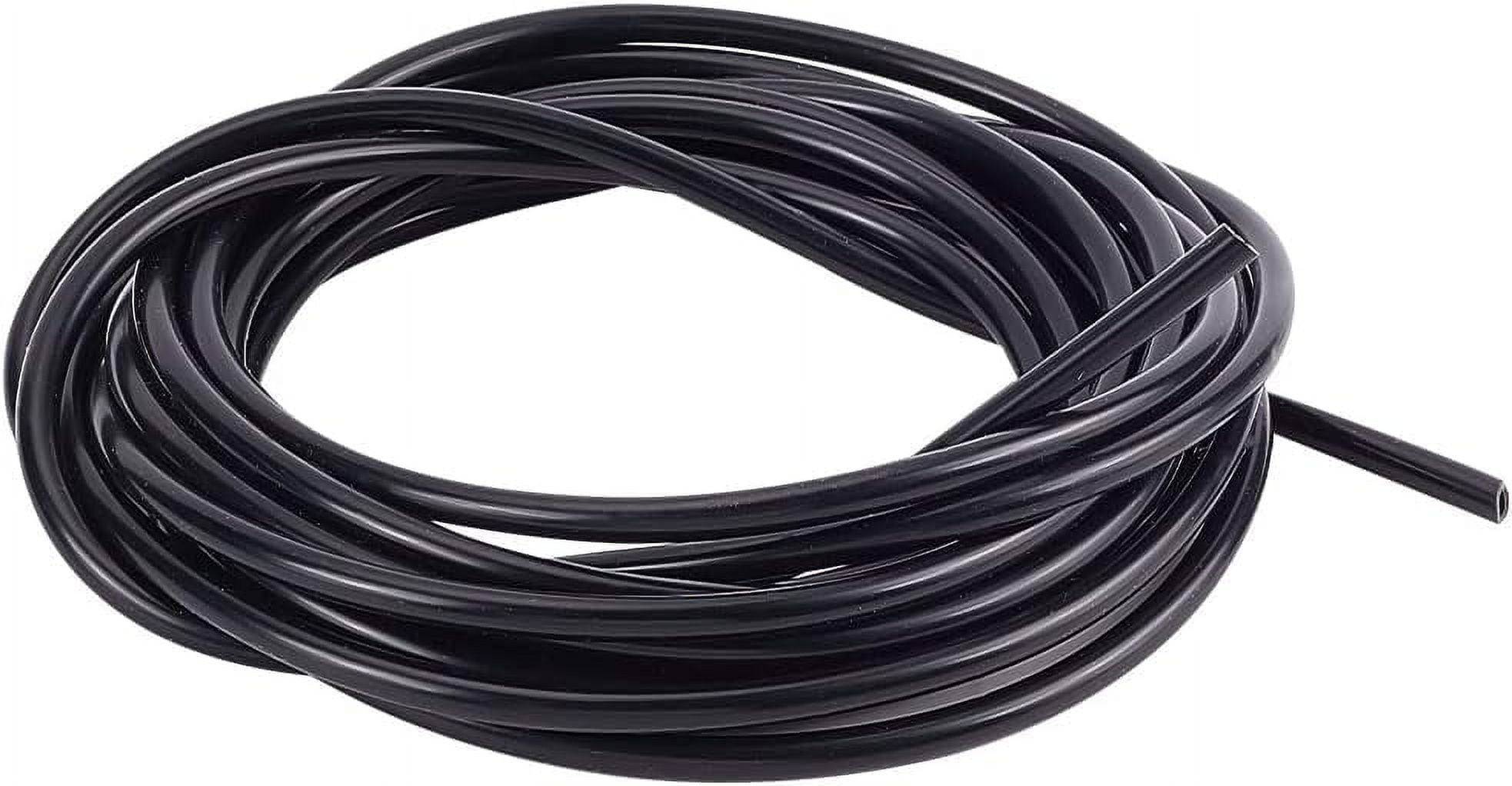 16.4 Feet Black Vacuum Hose ID 1/8inch(3mm) High Temperature Silicone ...