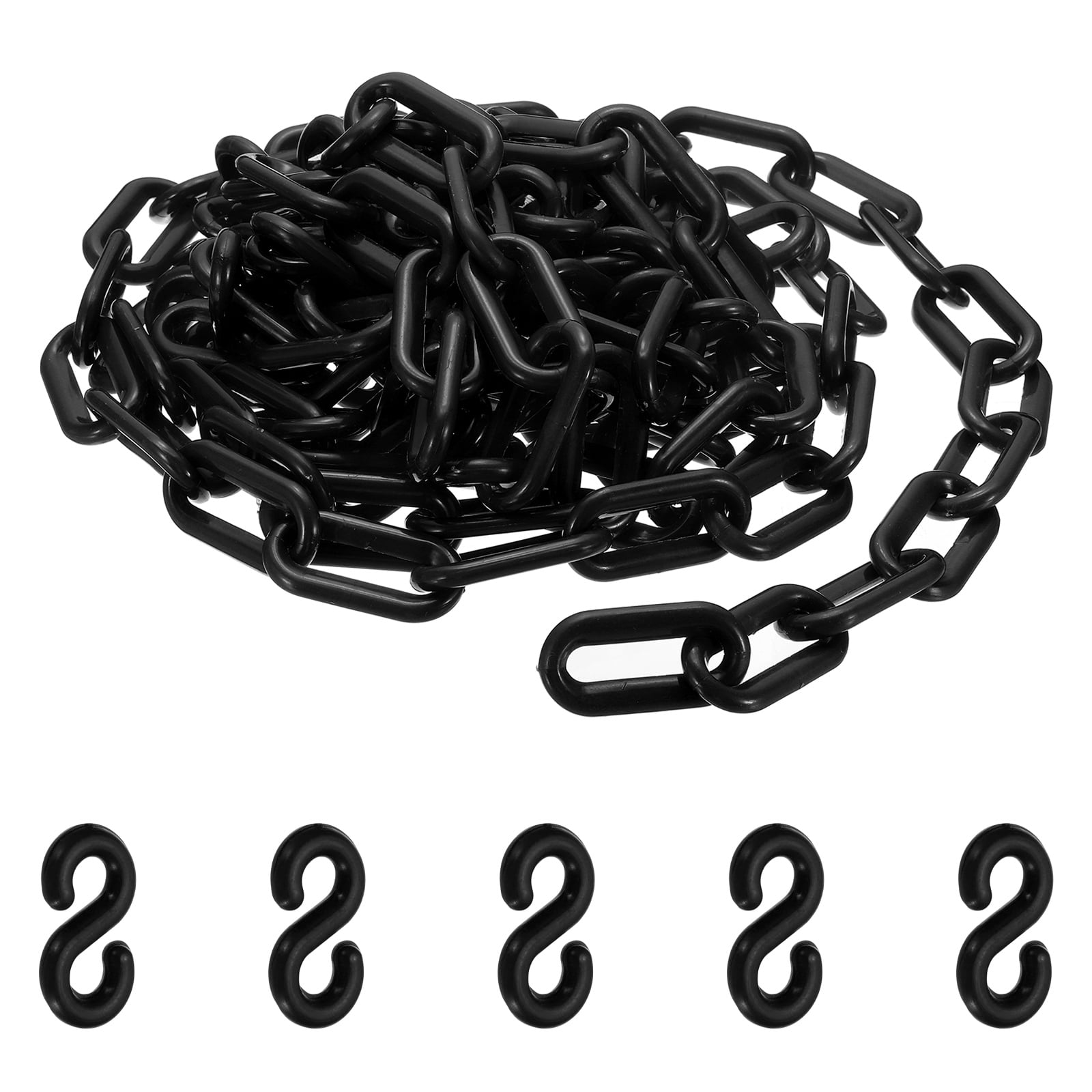 16.4 Feet Plastic Chain Links, Colorful Safety Chain Barrier with ...