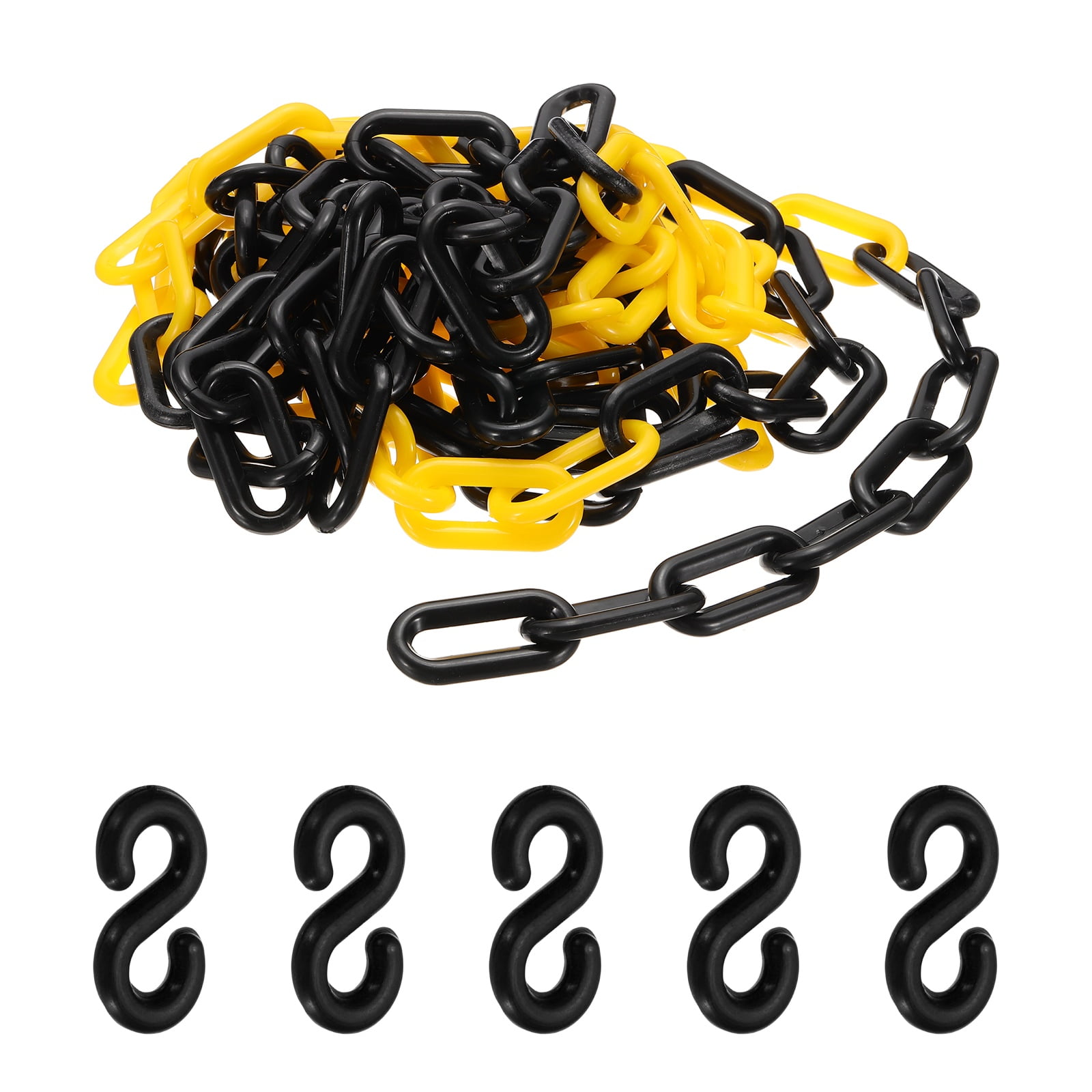 16.4 Feet Plastic Chain Links, Colorful Safety Chain Barrier with ...