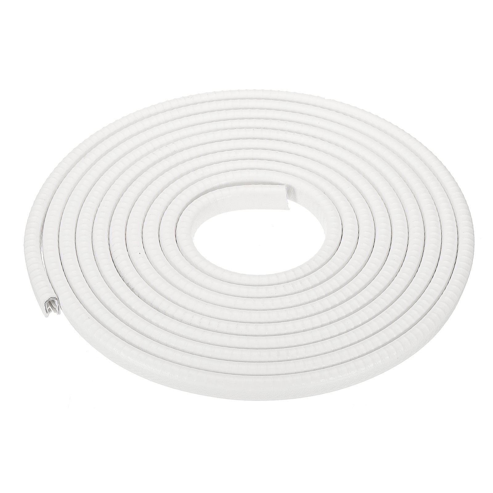 16.4 Feet Rubber Edge Trim with Metal Clips, U Channel Edge Guard ...