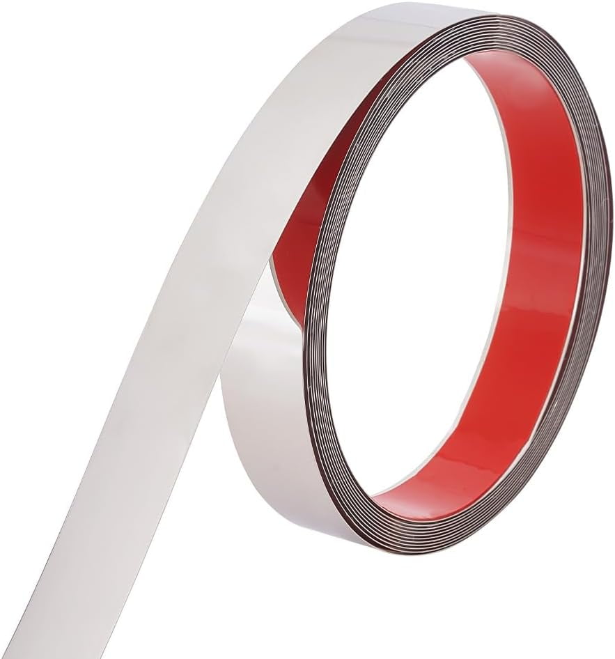 16.4 Feet Self-Adhesive Metal Trim 1 Inch Wide Wall Trim Molding 0.8mm ...