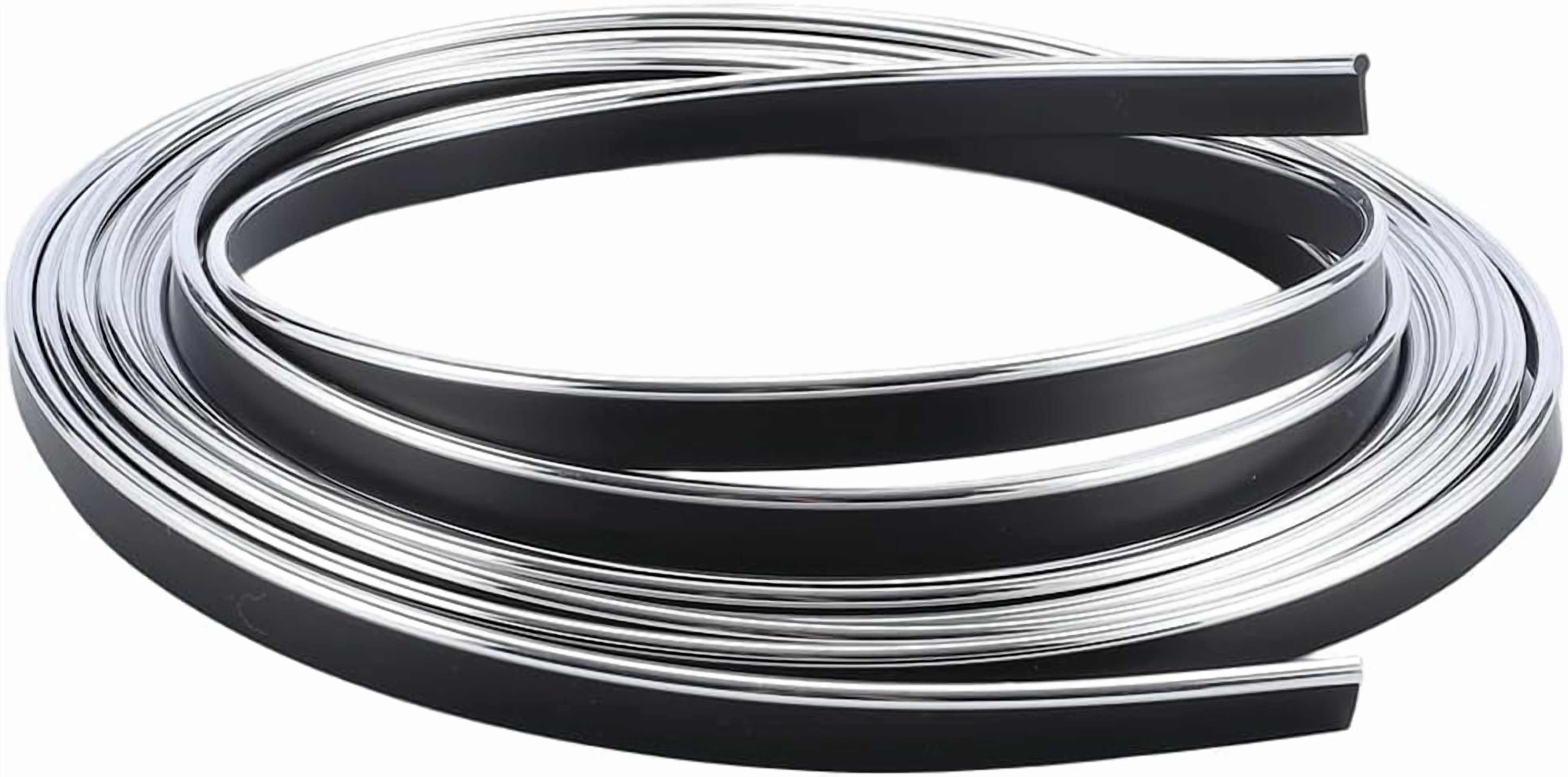 16.4 Feet White Car Interior Strips PVC Universal Self Adhesive Scratch ...