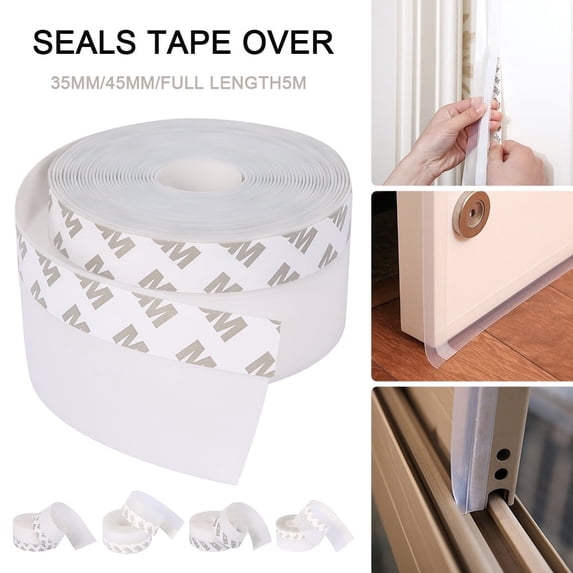 16.4 Ft Efficient Silicone Weather Strip Insulation – Adhesive Draft ...