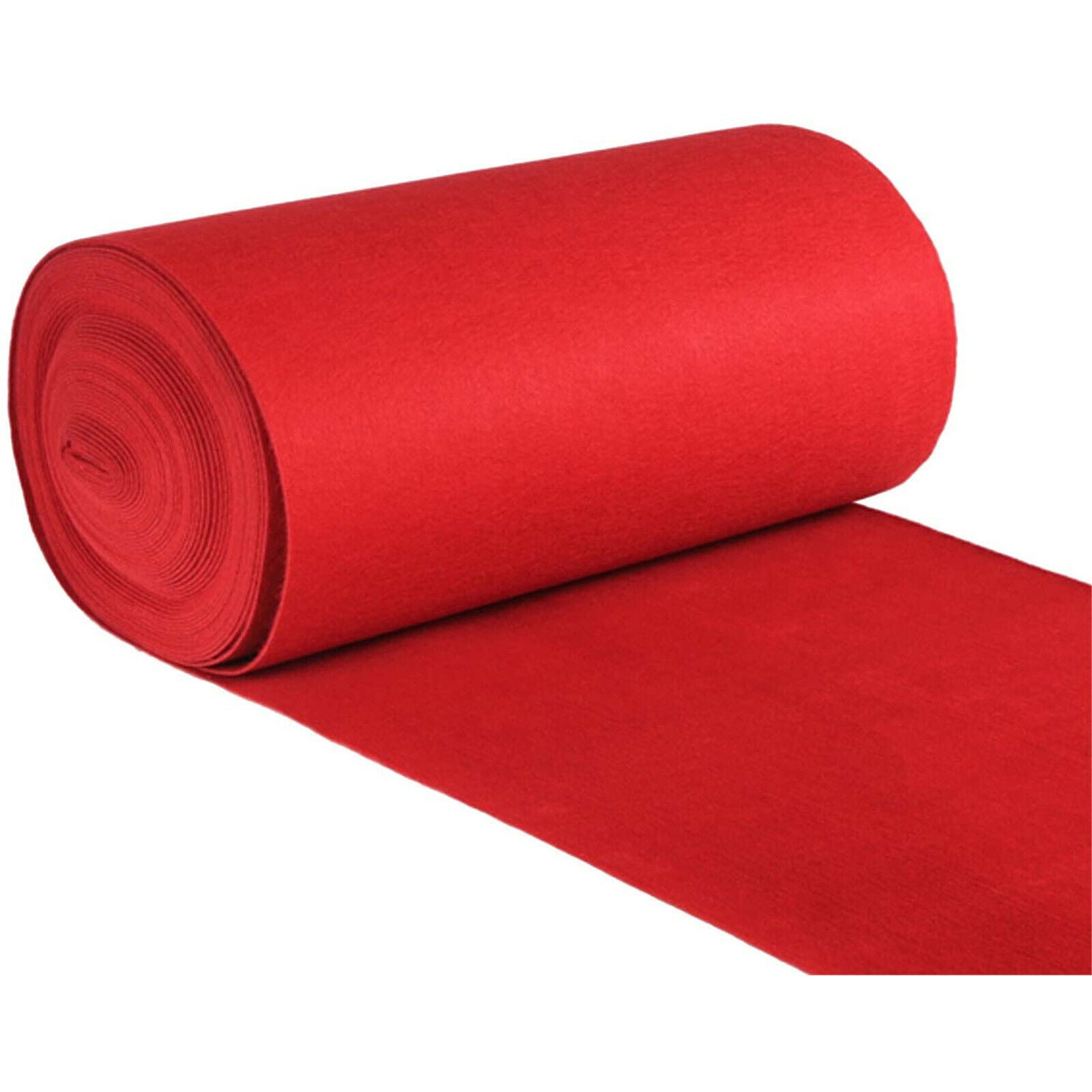 16/40FT Red Wedding Carpet Aisle Floor Runner Runway Rug Floor Mat for ...