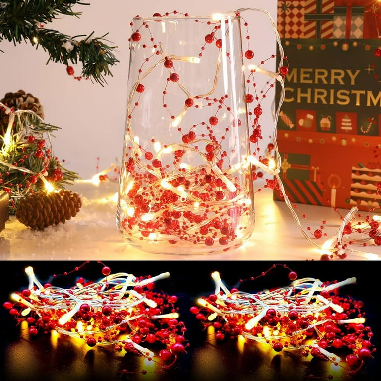 Pearl Mini Christmas Lights Pearl Cluster LED Fairy Lights ( Mains