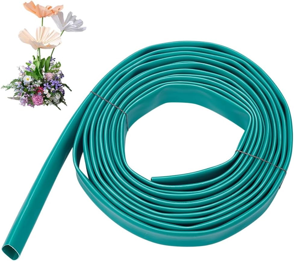 16.4Ft Green Tubing Roll for Giant Flowers Flexible PE Flower Stem ...