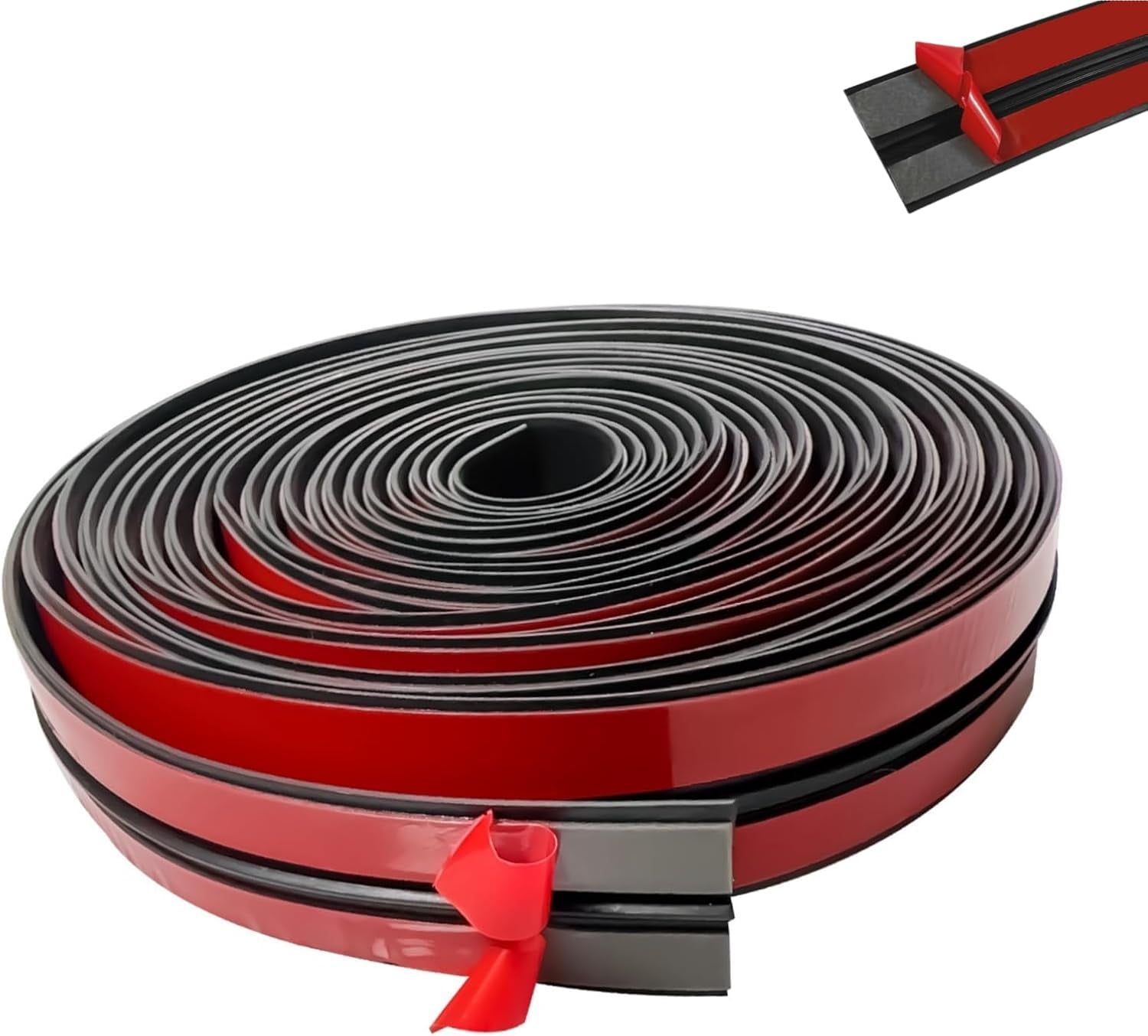 16.4Ft T Shape Sunroof Sealing Strip Windshield Rubber Seal Weather ...