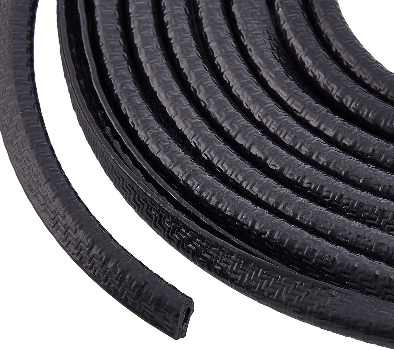 16.4ft Black Car Door Edge Protector 6mm Wide U Channel Weather ...