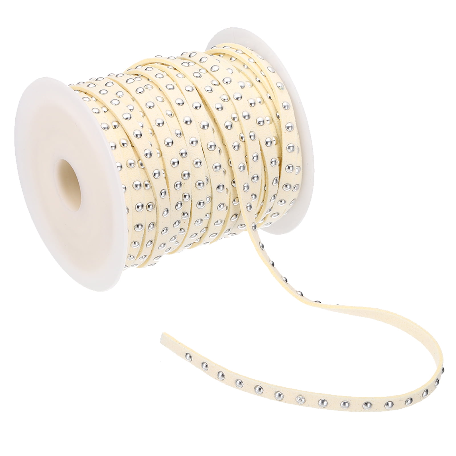 16.4ft Studded Faux Suede Cord Rope for Jewelry Making 5mm Micro Fibre ...