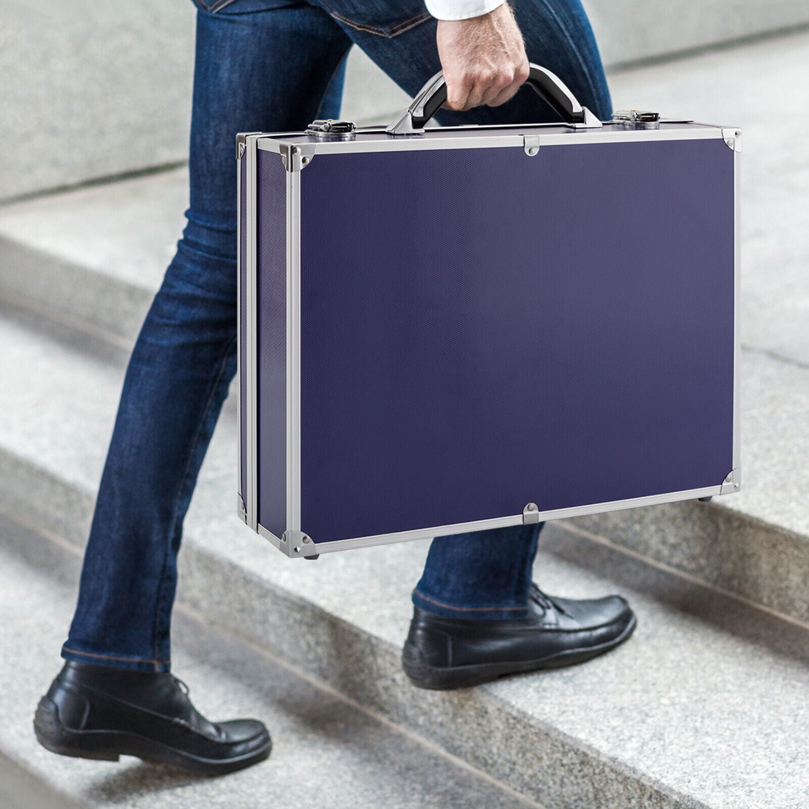 16.5*12.5*4.5 in Large Capacity Portable Storage & Display Aluminum ...