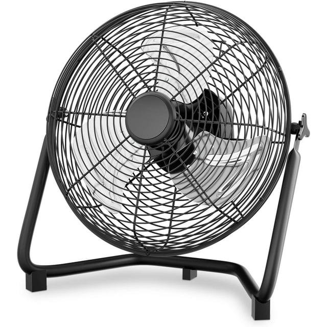16.5" High-Velocity Metal Floor Fan 1596 CFM 3-Speed Industrial Shop ...